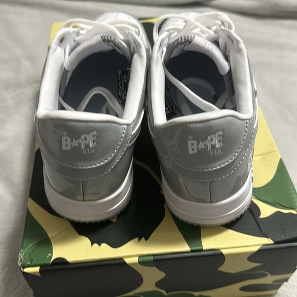Bape | Shoes | Light Grey Bape Shoes Are Authentic | Poshmark